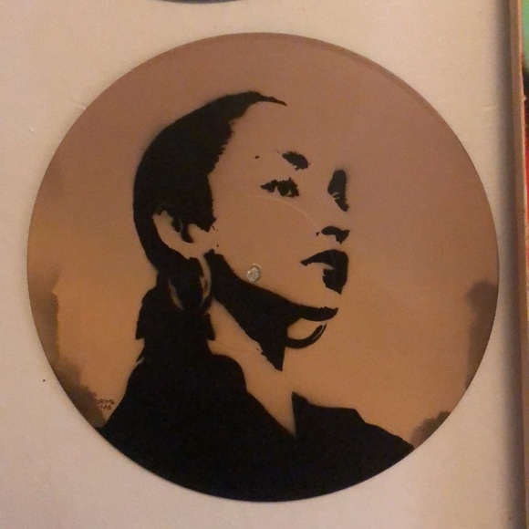 Art | Sade Original Street Art Vinyl Record Painting Graffiti Artwork ...